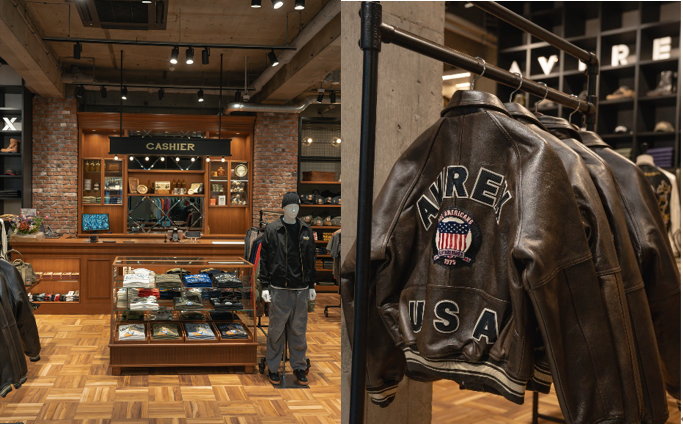 AVIREX&Schott 初の複合店舗が名古屋にオープン！ | TSI HOLDINGS